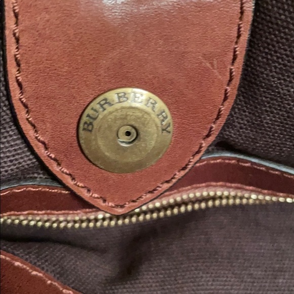 Burberry | Bags | Burberry Northfield Check Coated Canvas And Leather ...